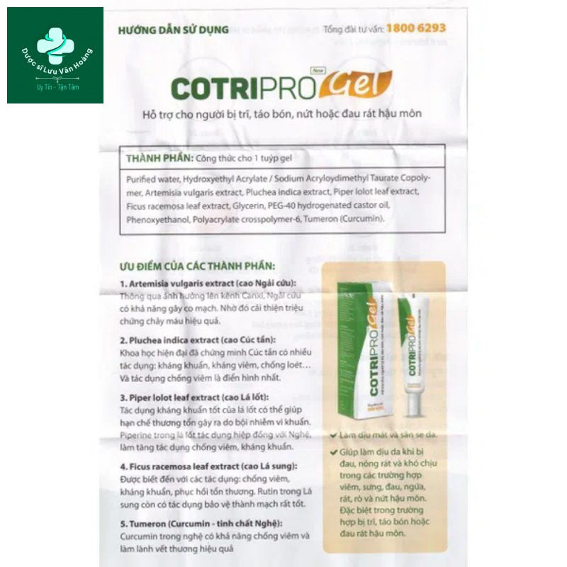 Cotripro Gel là thuốc gì? Mua ở đâu? giá bao nhiêu? có tốt không?