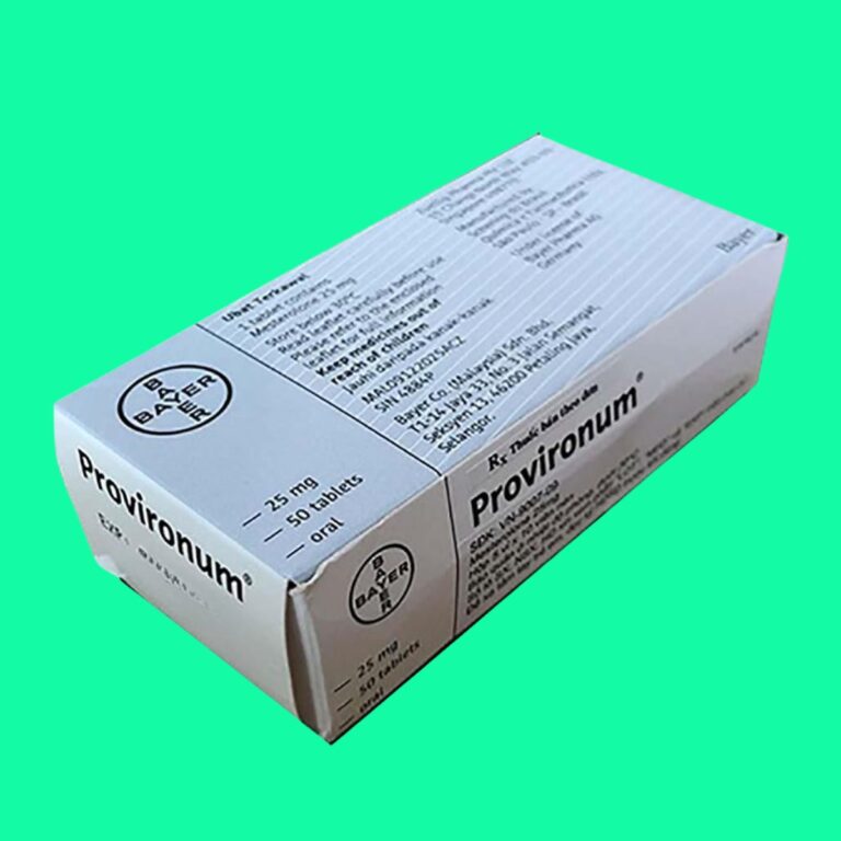 Thuốc Provironum 25mg là thuốc gì? giá bao nhiêu? mua ở đâu?