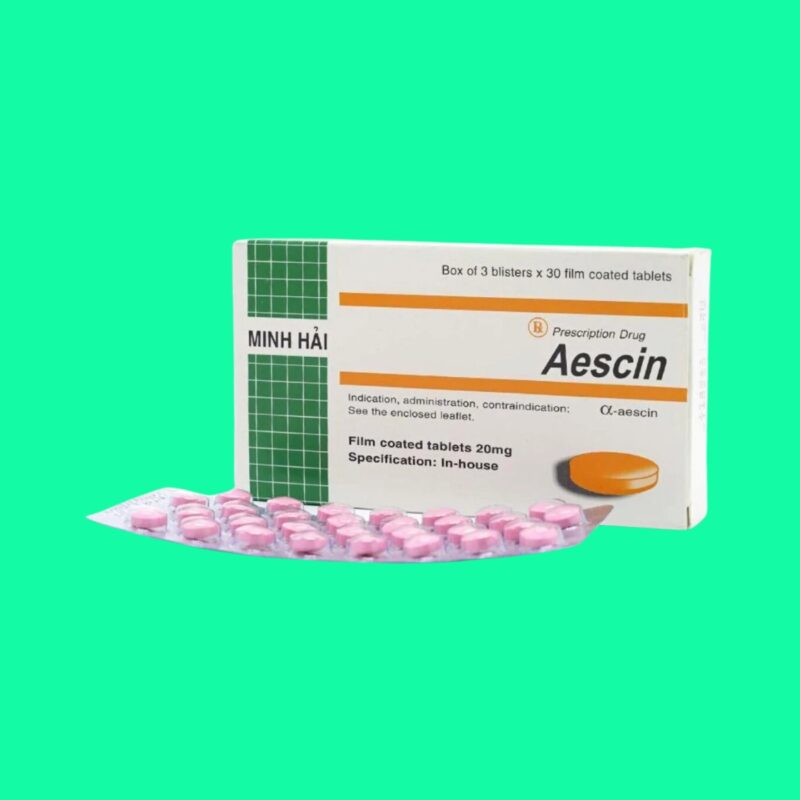 Thuốc Aesin 20mg Minh Hải là thuốc gì? giá bao nhiêu? mua ở đâu?