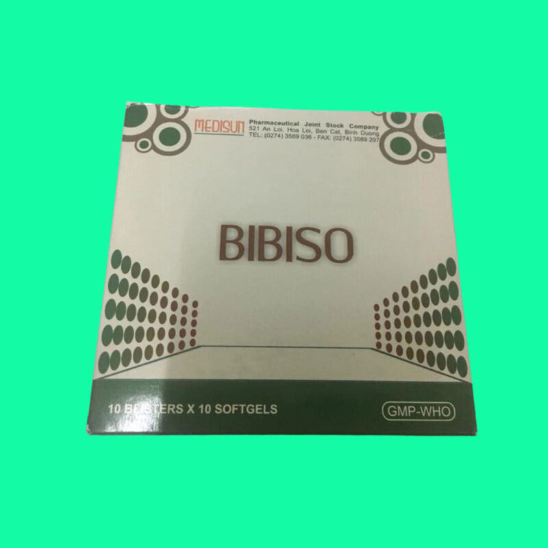 Thuốc Bibiso là thuốc gì? giá bao nhiêu? mua ở đâu? có tác dụng gì?