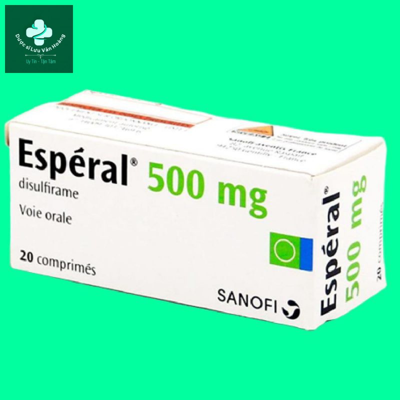Thuốc cai rượu Esperal 500mg là thuốc gì? giá bao nhiêu? mua ở đâu?
