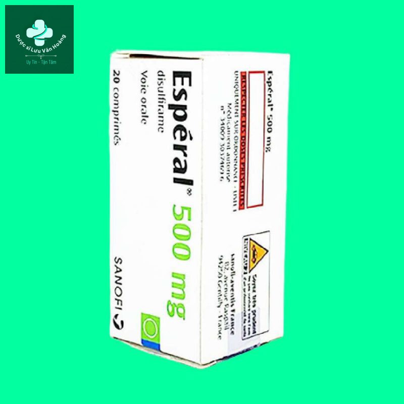 Thuốc cai rượu Esperal 500mg là thuốc gì? giá bao nhiêu? mua ở đâu?
