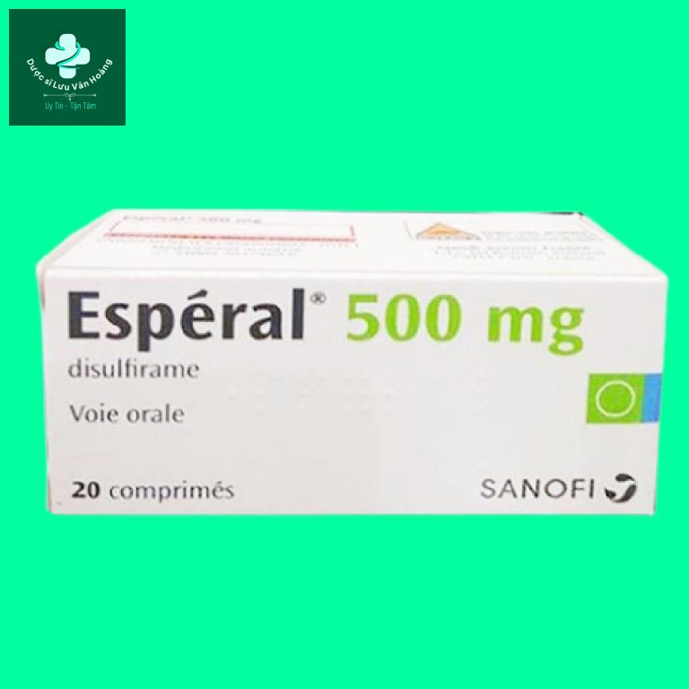 Thuốc cai rượu Esperal 500mg là thuốc gì? giá bao nhiêu? mua ở đâu?