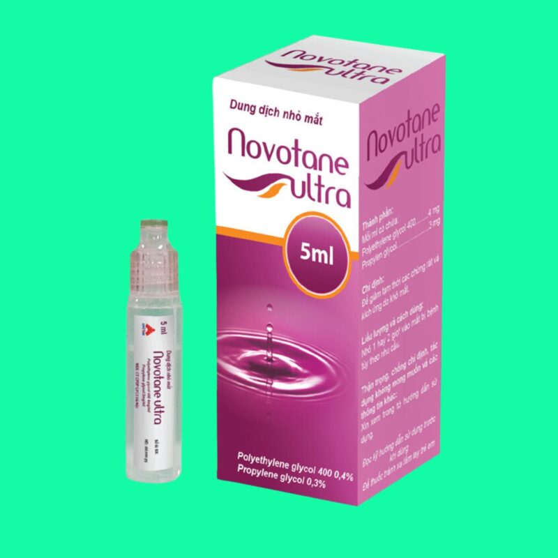 Thuốc nhỏ mắt Novotane Ultra 5ml giá bao nhiêu? mua ở đâu?