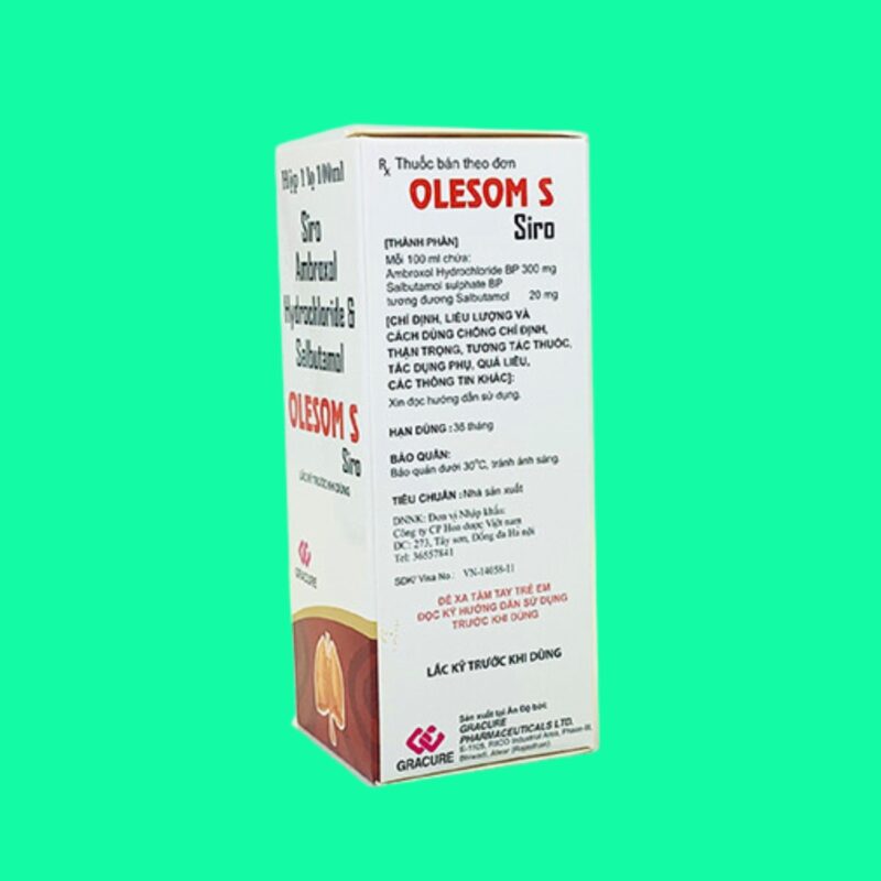 Thuốc Olesom S là thuốc gì? giá bao nhiêu? mua ở đâu? có tác dụng gì?