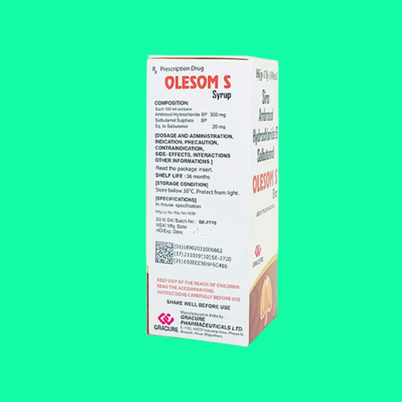 Thuốc Olesom S là thuốc gì? giá bao nhiêu? mua ở đâu? có tác dụng gì?