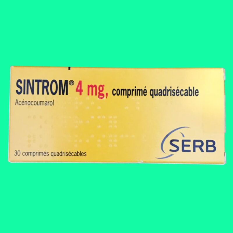 Thuốc Sintrom 4mg là thuốc gì? giá bao nhiêu? mua ở đâu? có tác dụng gì