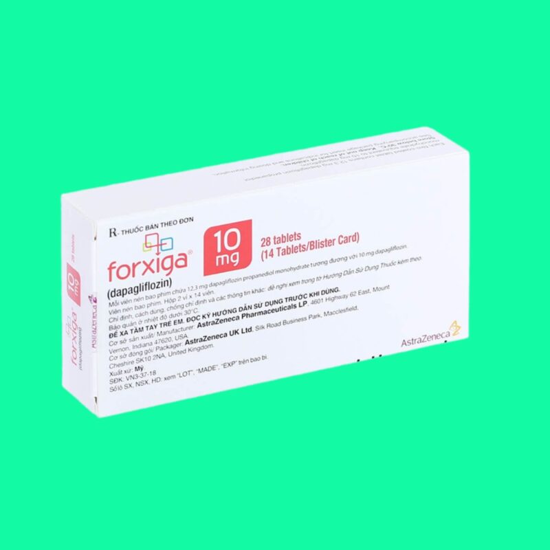 Thuốc Forxiga 10mg là thuốc gì? giá bao nhiêu? có tác dụng gì? mua ở đâu?