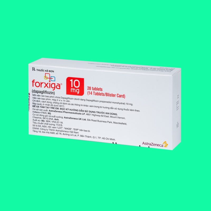 Thuốc Forxiga 10mg là thuốc gì? giá bao nhiêu? có tác dụng gì? mua ở đâu?