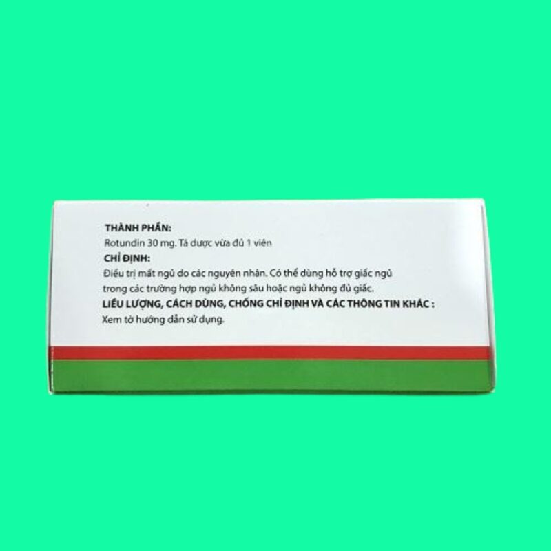 Thuốc Rotundin 60mg, 30mg là thuốc gì? giá bao nhiêu? mua ở đâu?