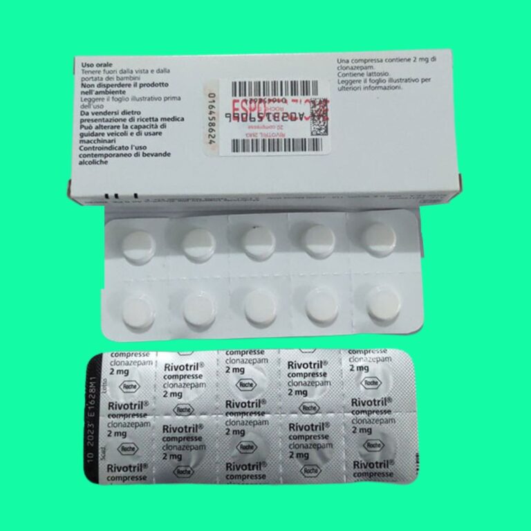 Rivotril 2mg Roche là thuốc gì? giá bao nhiêu? mua ở đâu? có tác dụng gì?