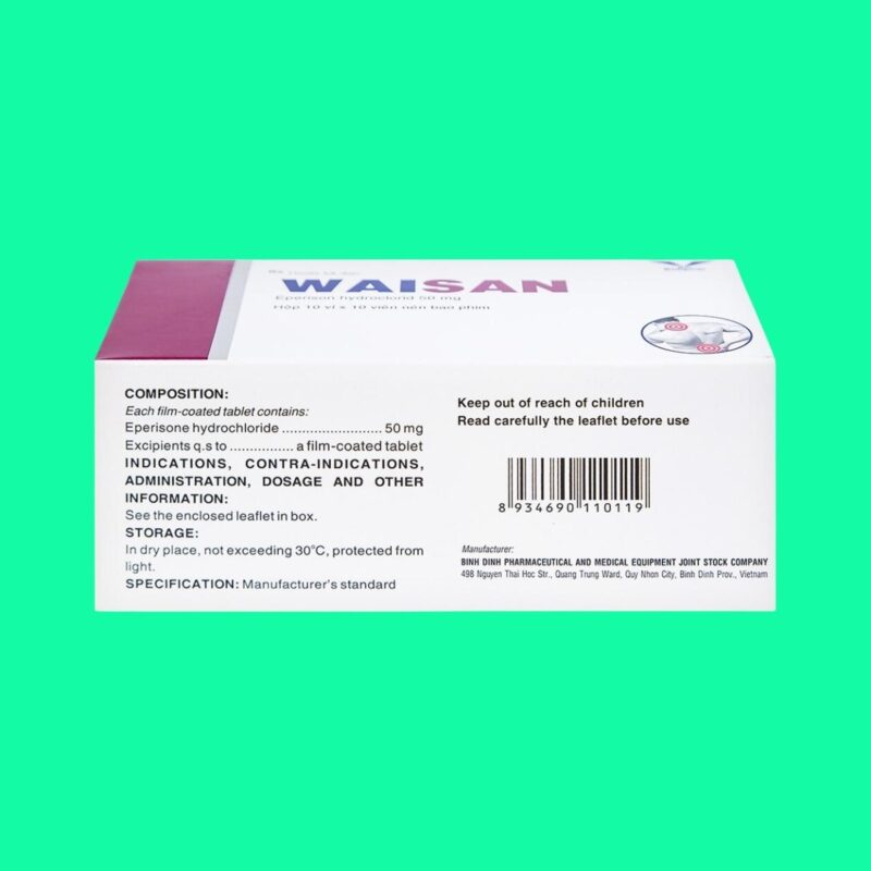 Waisan là thuốc gì? giá bao nhiêu? mua ở đâu? trị bệnh gì?