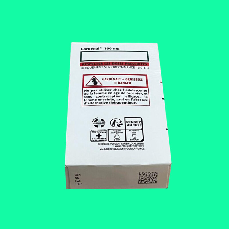 Thuốc Gardenal 100mg là thuốc gì? giá bao nhiêu? mua ở đâu?