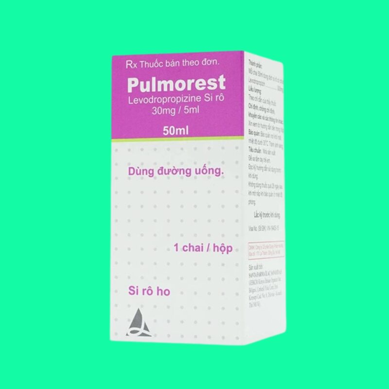 Thuốc Pulmorest là thuốc gì? giá bao nhiêu? mua ở đâu? có tác dụng gì?