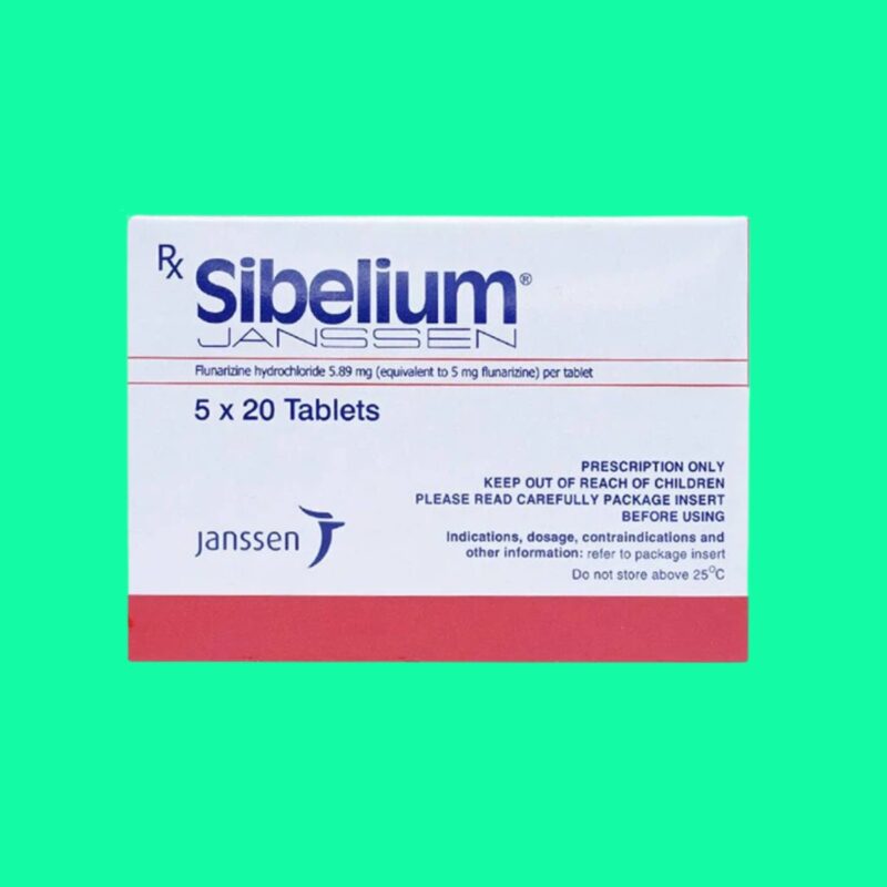 Thuốc Sibelium là thuốc gì? giá bao nhiêu? mua ở đâu? có tác dụng gì?