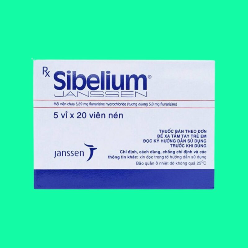 Thuốc Sibelium là thuốc gì? giá bao nhiêu? mua ở đâu? có tác dụng gì?