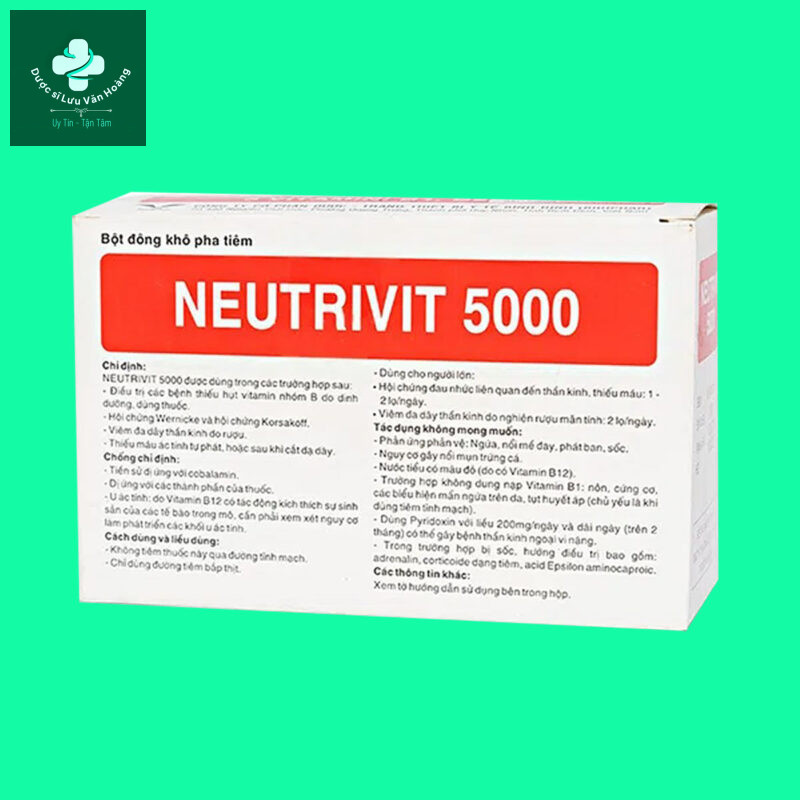 Thuốc Neutrivit 5000 là thuốc gì? giá bao nhiêu? mua ở đâu? có tốt không