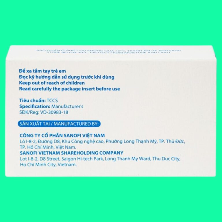 Alpha Choay Sanofi mẫu mới là thuốc gì? có tác dụng gì? giá bao nhiêu?