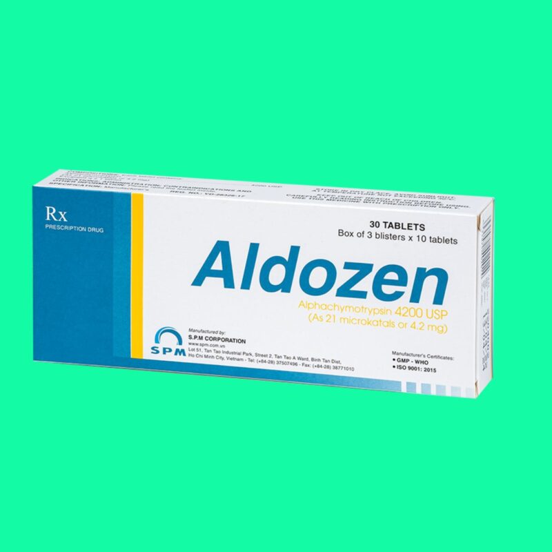 Thuốc Aldozen là thuốc gì? giá bao nhiêu? mua ở đâu? có tác dụng gì?