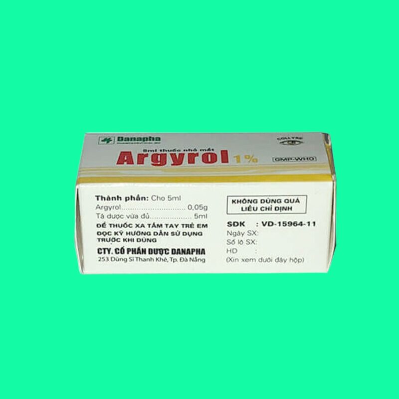 Argyrol là thuốc gì? Giá bao nhiêu? Có tác dụng gì? Mua ở đâu?