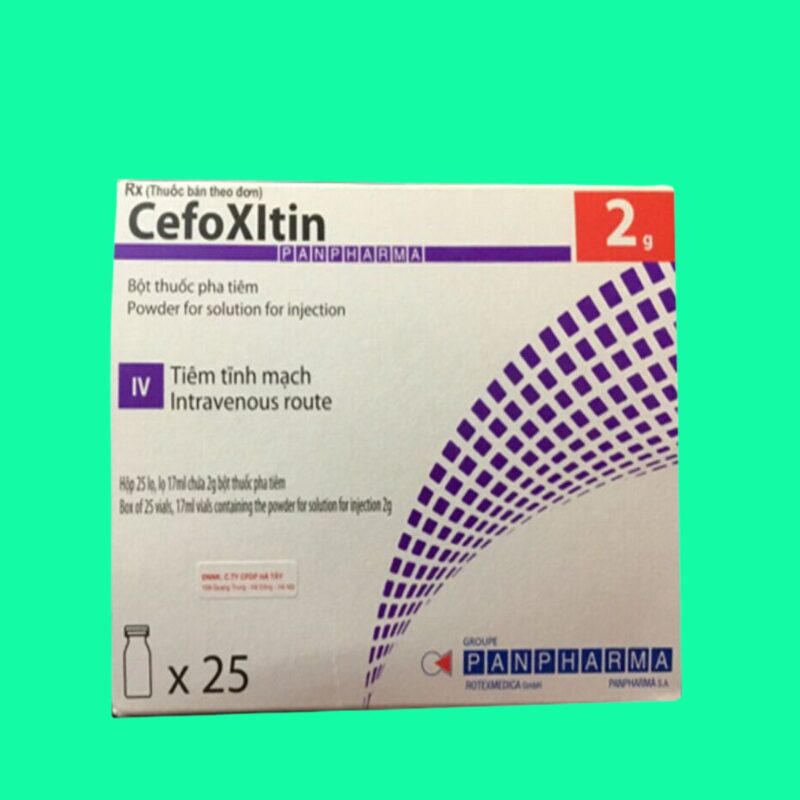 CefoXItin Panpharma 2g là thuốc gì? Giá bao nhiêu, mua ở đâu? Có tốt không?