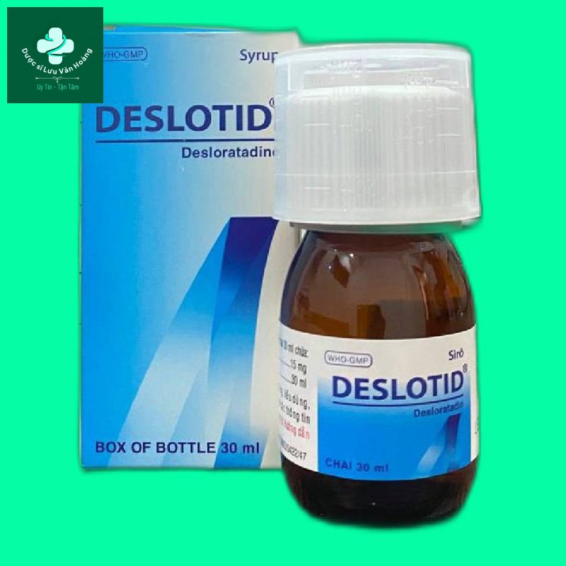 Thuốc Deslotid Siro là thuốc gì? giá bao nhiêu? mua ở đâu? có tác dụng gì?