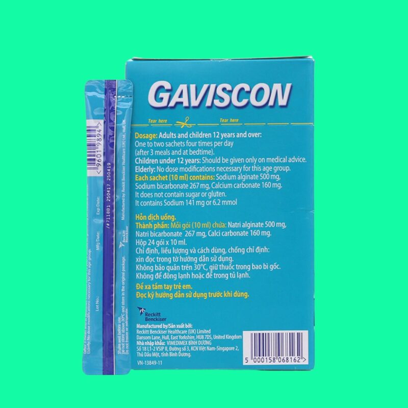 Gaviscon là thuốc gì? Giá bao nhiêu, mua ở đâu? Có tác dụng gì?