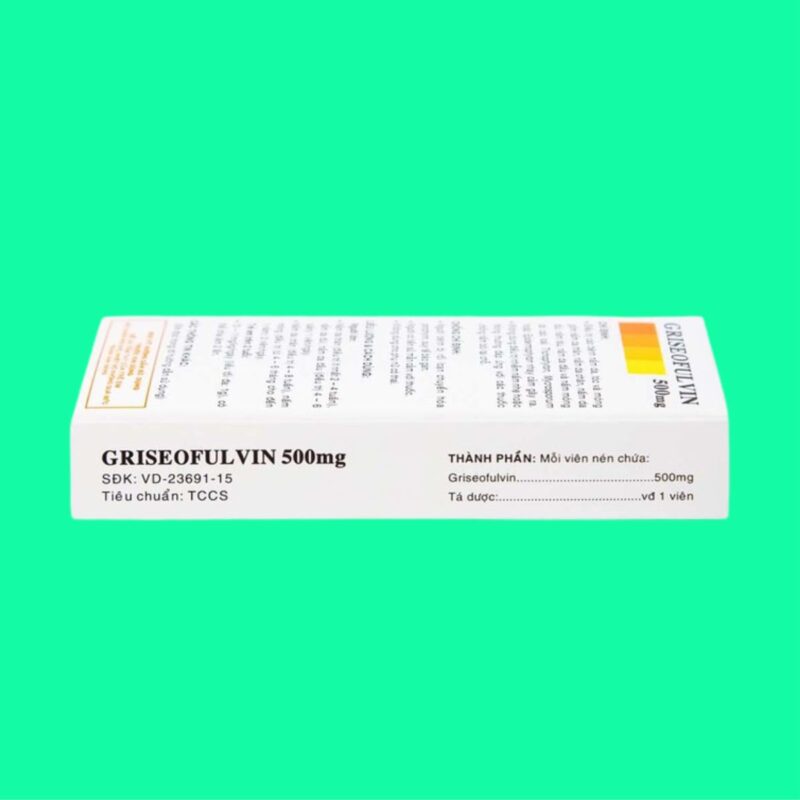Thuốc Griseofulvin 500mg là thuốc gì? giá bao nhiêu? Mua ở đâu?