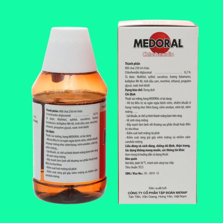 Thuốc Medoral là thuốc gì? giá bao nhiêu? mua ở đâu? Có tác dụng gì?