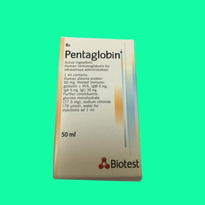 Pentaglobin là thuốc gì? Giá bao nhiêu, mua ở đâu? Có tác dung gì?