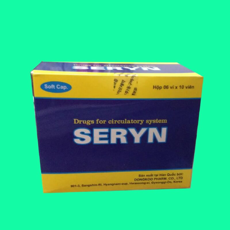Seryn là thuốc gì? giá bao nhiêu? Mua ở đâu? Có tác dụng gì?