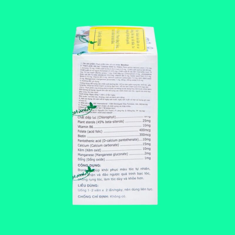 Thuốc trị rụng tóc Bonihair có tốt không? Ai đã dùng Bonihair?