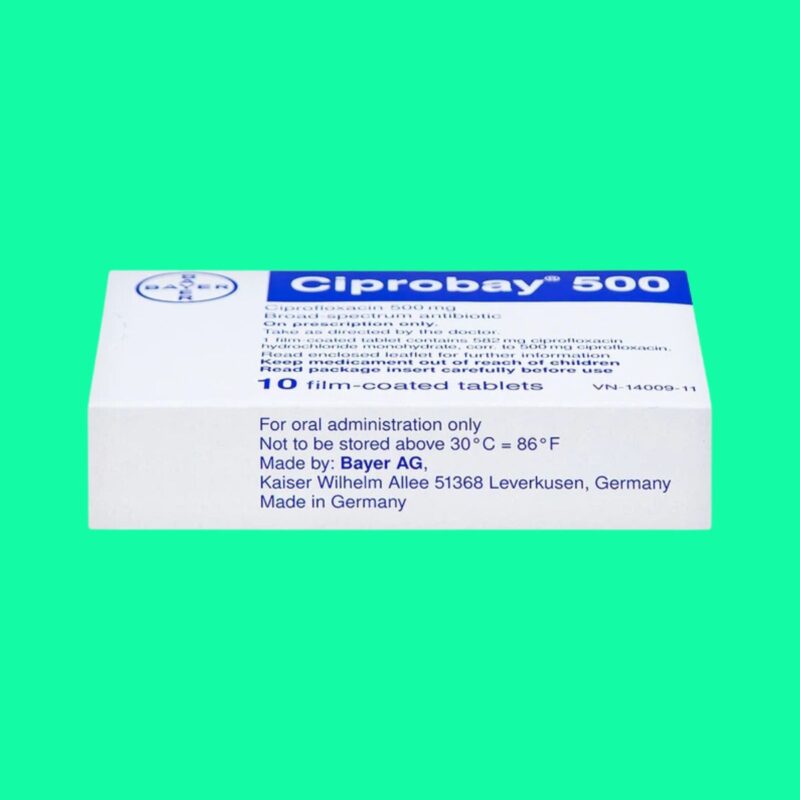 Ciprobay 500 mg là thuốc gì? Giá bao nhiêu, mua ở đâu? Có tốt không?