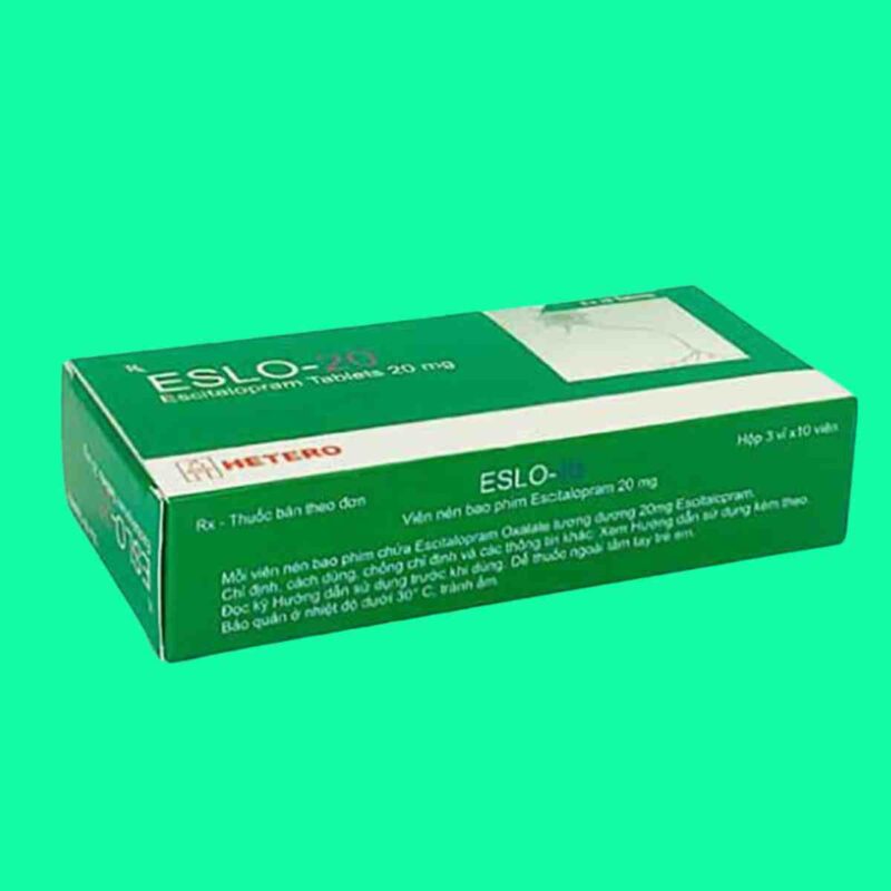 Eslo 20 là thuốc gì? giá bao nhiêu? trị bệnh gì? mua ở đâu?