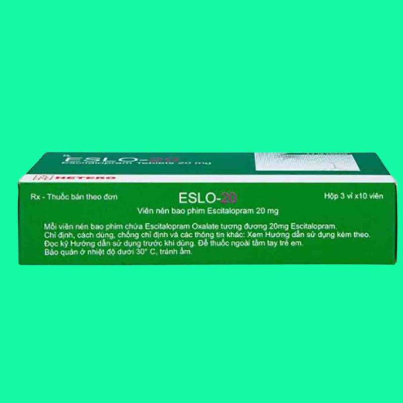 Eslo 20 là thuốc gì? giá bao nhiêu? trị bệnh gì? mua ở đâu?