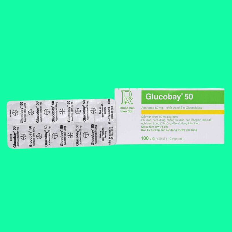 Glucobay 50 là thuốc gì? Giá bao nhiêu, mua ở đâu? Có tốt không?