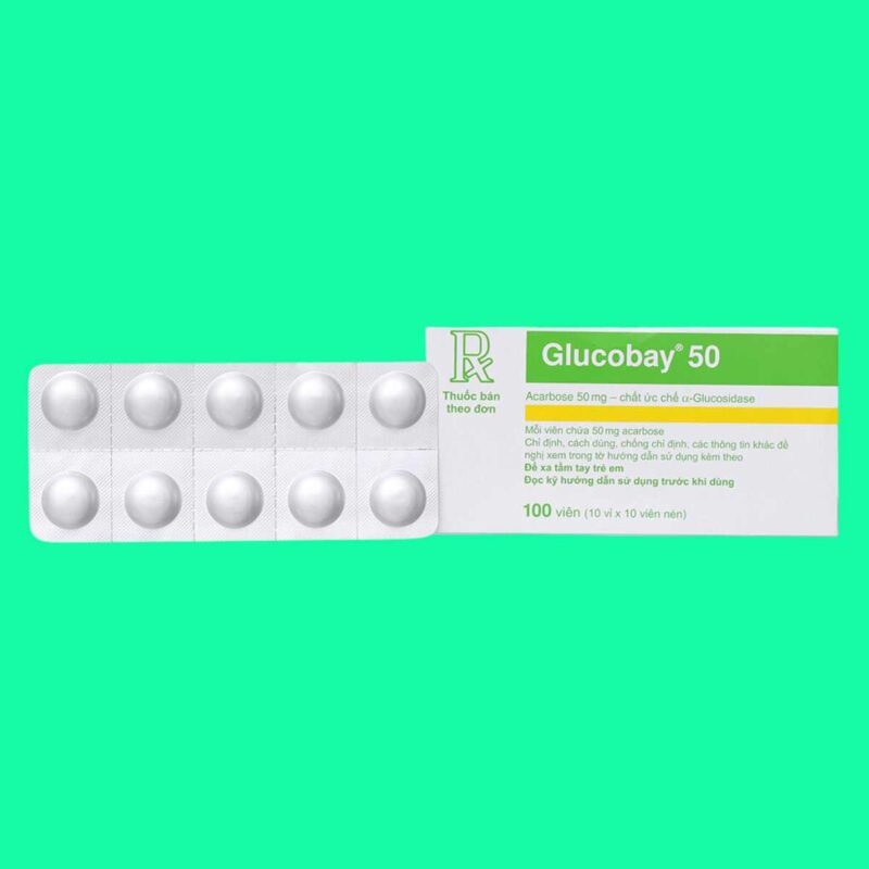 Glucobay 50 là thuốc gì? Giá bao nhiêu, mua ở đâu? Có tốt không?