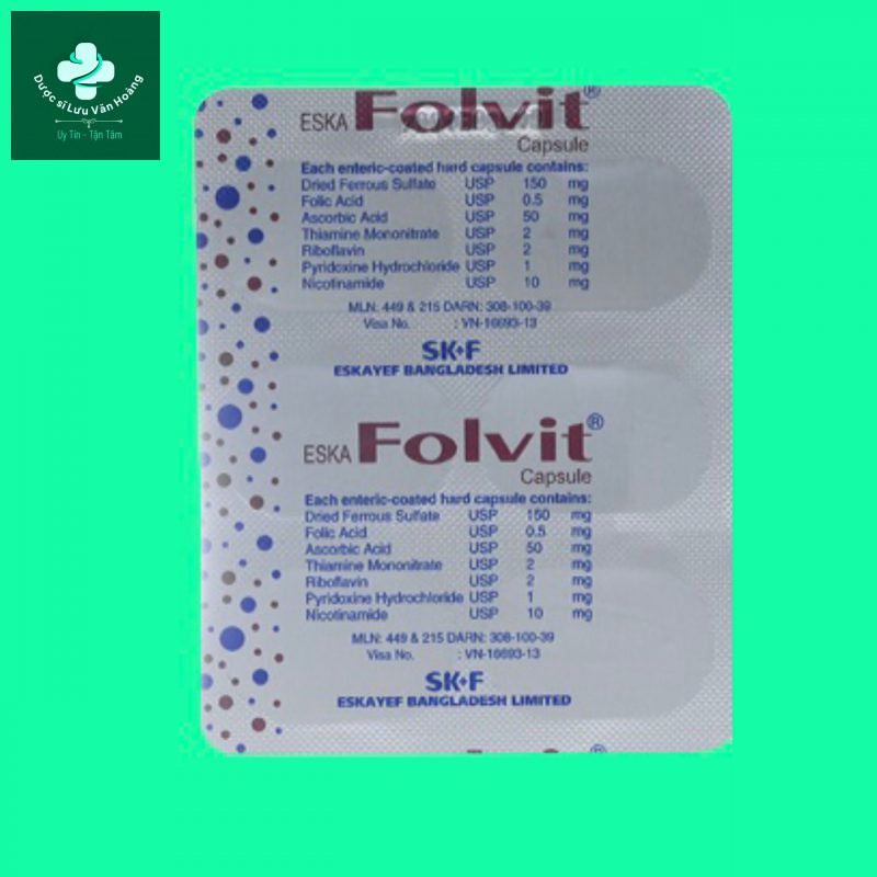 Thuốc Eska folvit là thuốc gì? giá bao nhiêu? Có tác dụng gì? mua ở đâu?