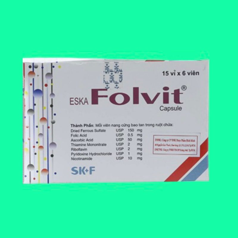 Thuốc Eska folvit là thuốc gì? giá bao nhiêu? Có tác dụng gì? mua ở đâu?