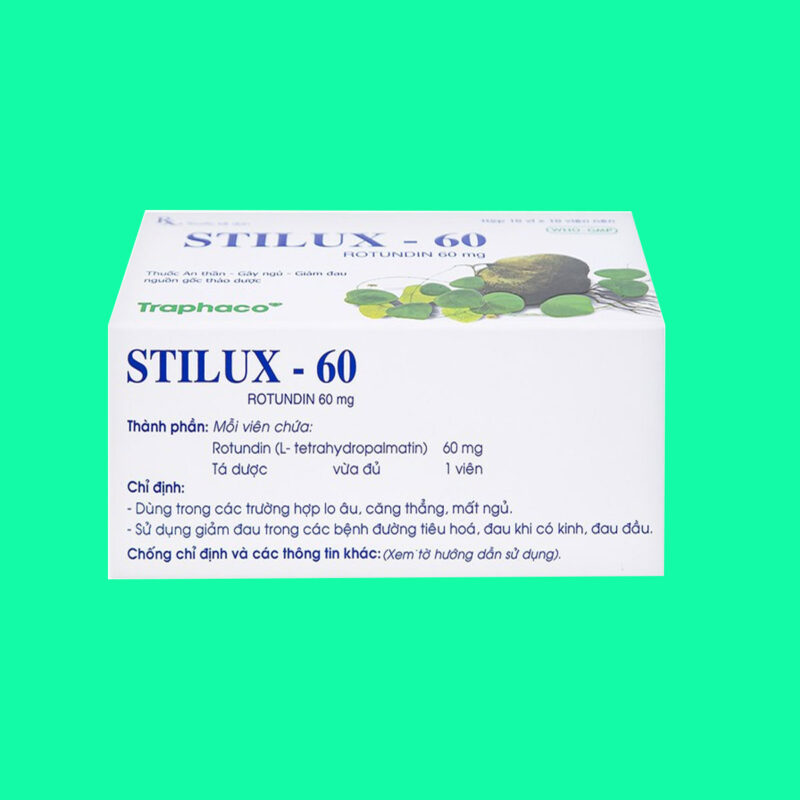 Thuốc Stilux 60 là thuốc gì? giá bao nhiêu? có tốt không? mua ở đâu?