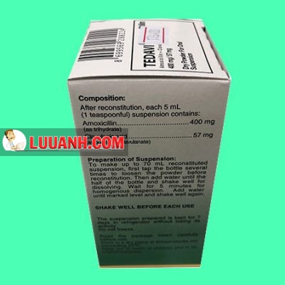 Tedavi 400mg/ 57mg là thuốc gì? giá bao nhiêu? trị bệnh gì? mua ở đâu?