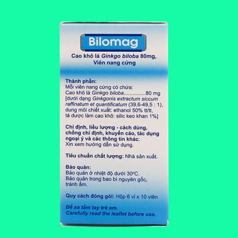 Bilomag là thuốc gì? giá bao nhiêu? mua ở đâu? trị bệnh gì?