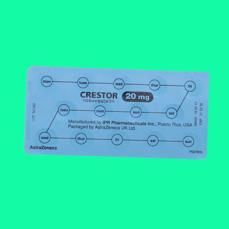Thuốc Crestor 20mg là thuốc gì? giá bao nhiêu? mua ở đâu?