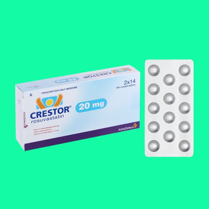 Thuốc Crestor 20mg là thuốc gì? giá bao nhiêu? mua ở đâu?