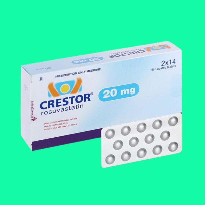 Thuốc Crestor 20mg là thuốc gì? giá bao nhiêu? mua ở đâu?