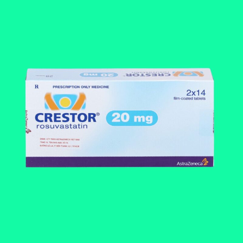 Thuốc Crestor 20mg là thuốc gì? giá bao nhiêu? mua ở đâu?