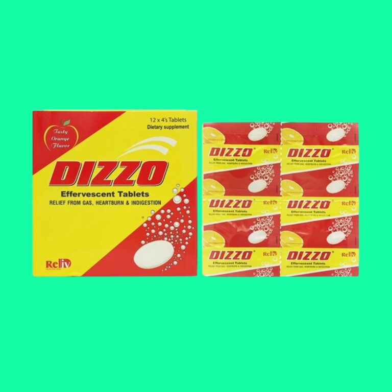 Viên sủi Dizzo hỗ trợ tiêu hóa giá bao nhiêu? mua ở đâu? có tác dụng gì?