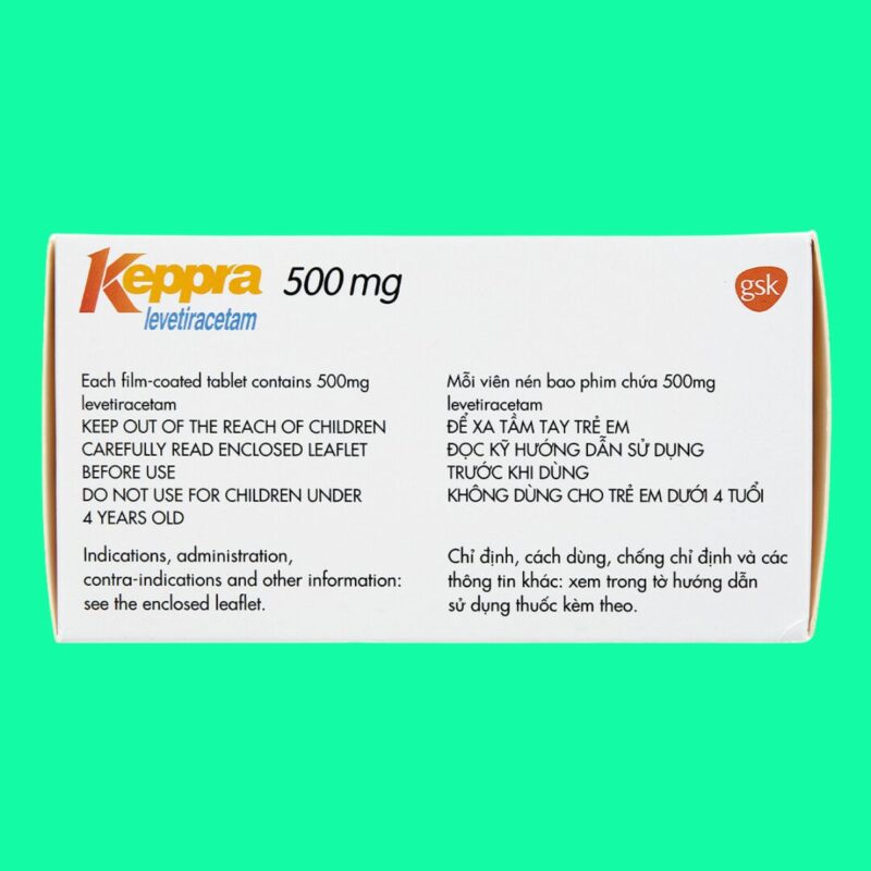 Keppra 500mg là thuốc gì? Giá bao nhiêu? Mua ở đâu? Có tác dụng gì?