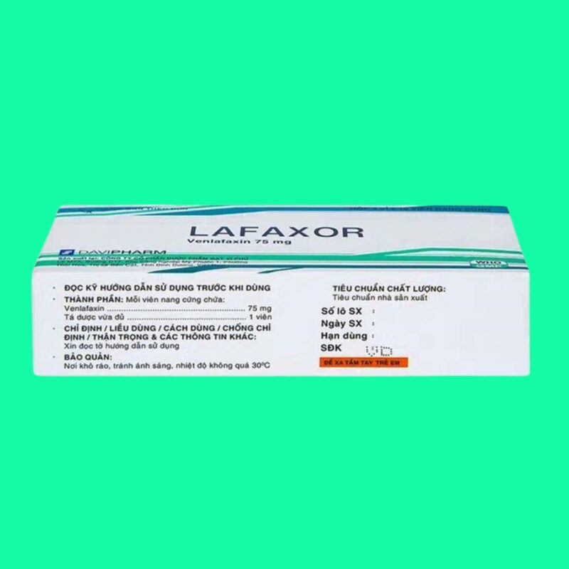 Thuốc Lafaxor là thuốc gì? Giá bao nhiêu? Mua ở đâu? Có tác dụng gì?