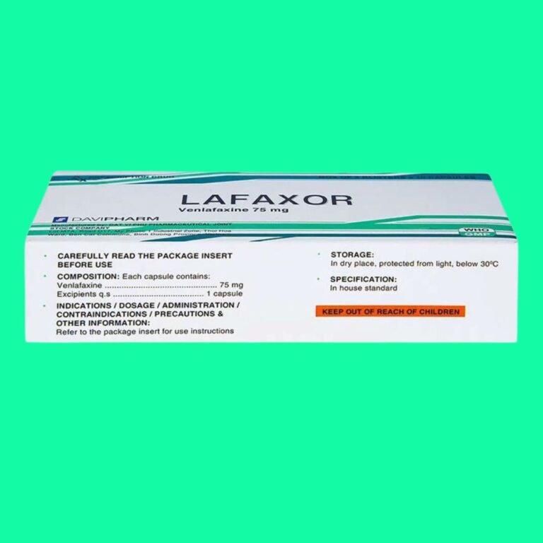 Thuốc Lafaxor là thuốc gì? Giá bao nhiêu? Mua ở đâu? Có tác dụng gì?
